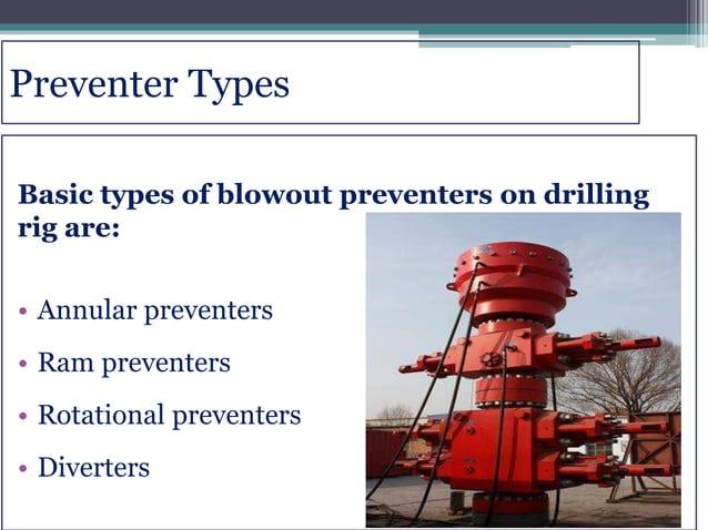 Well control equipment | PPTX