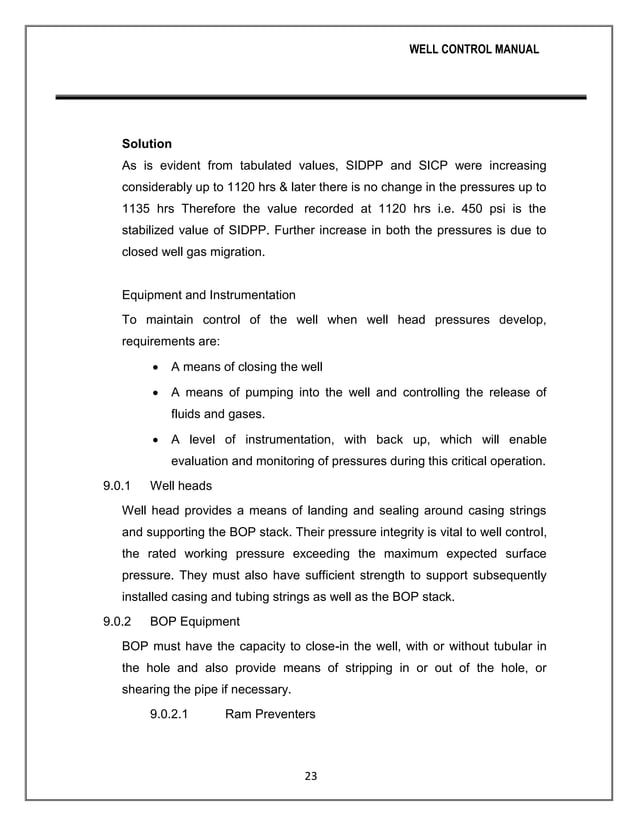 Well control manual_bharat_petro_resource (1) | PDF | First Aid | Injuries