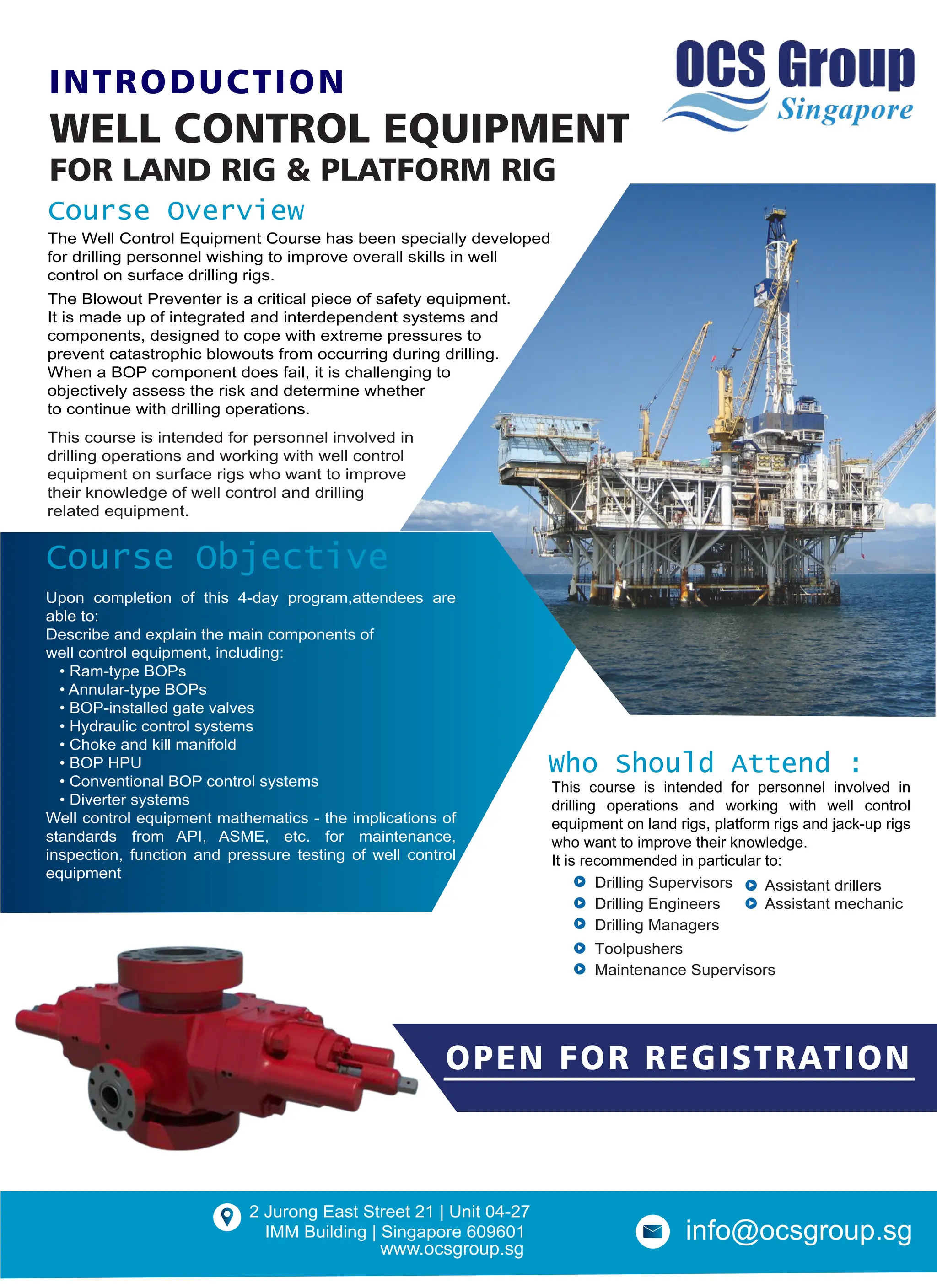 INTRODUCTION WELL CONTROL EQUIPMENT FOR LAND RIG & PLATFORM RIG | PDF