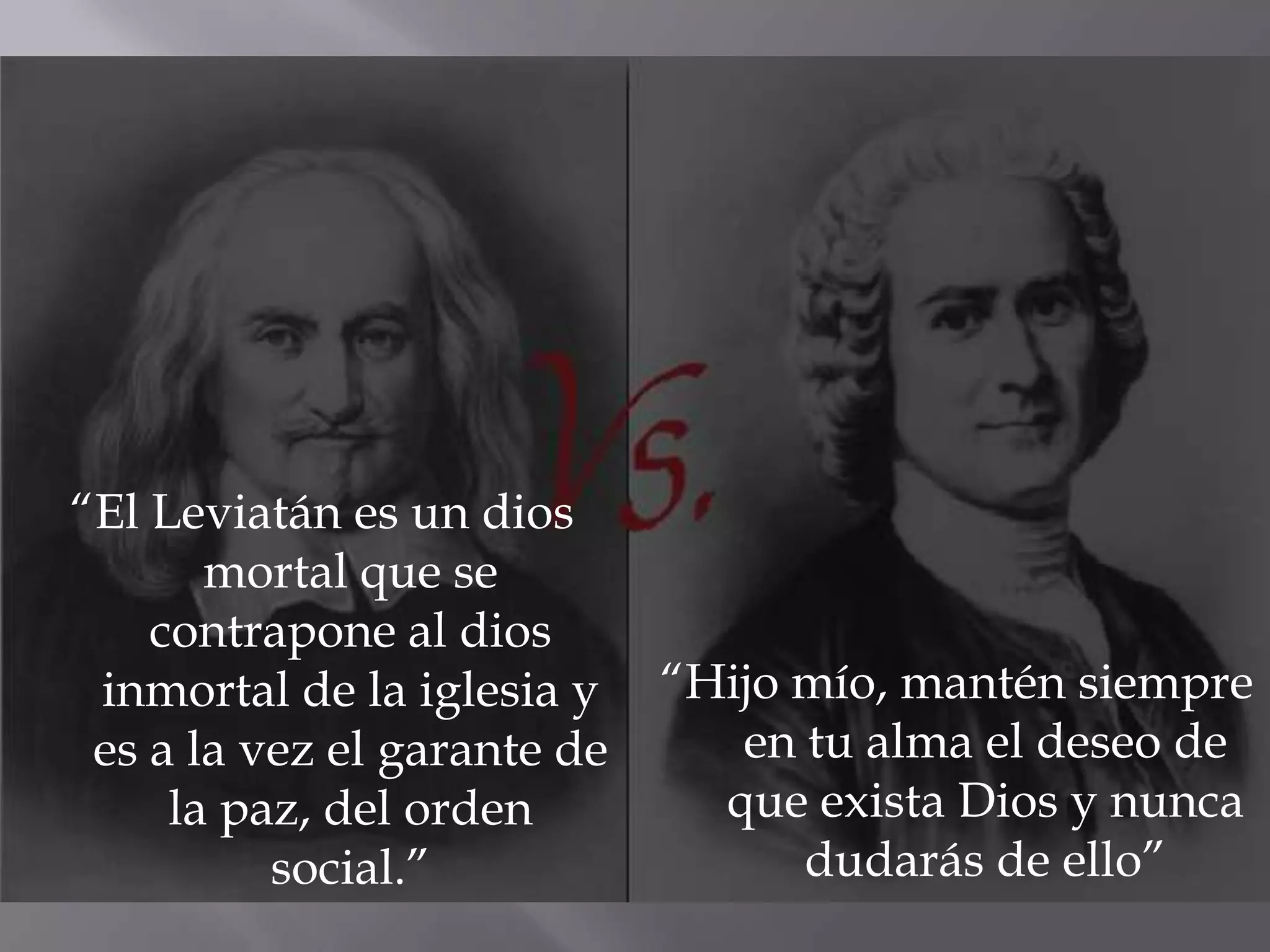 Hobbes Vs. Rousseau | PPTX