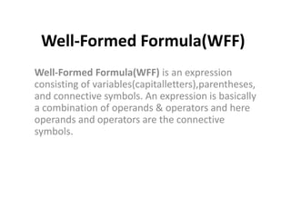 well formed formula DMS by Komal rokade.pptx
