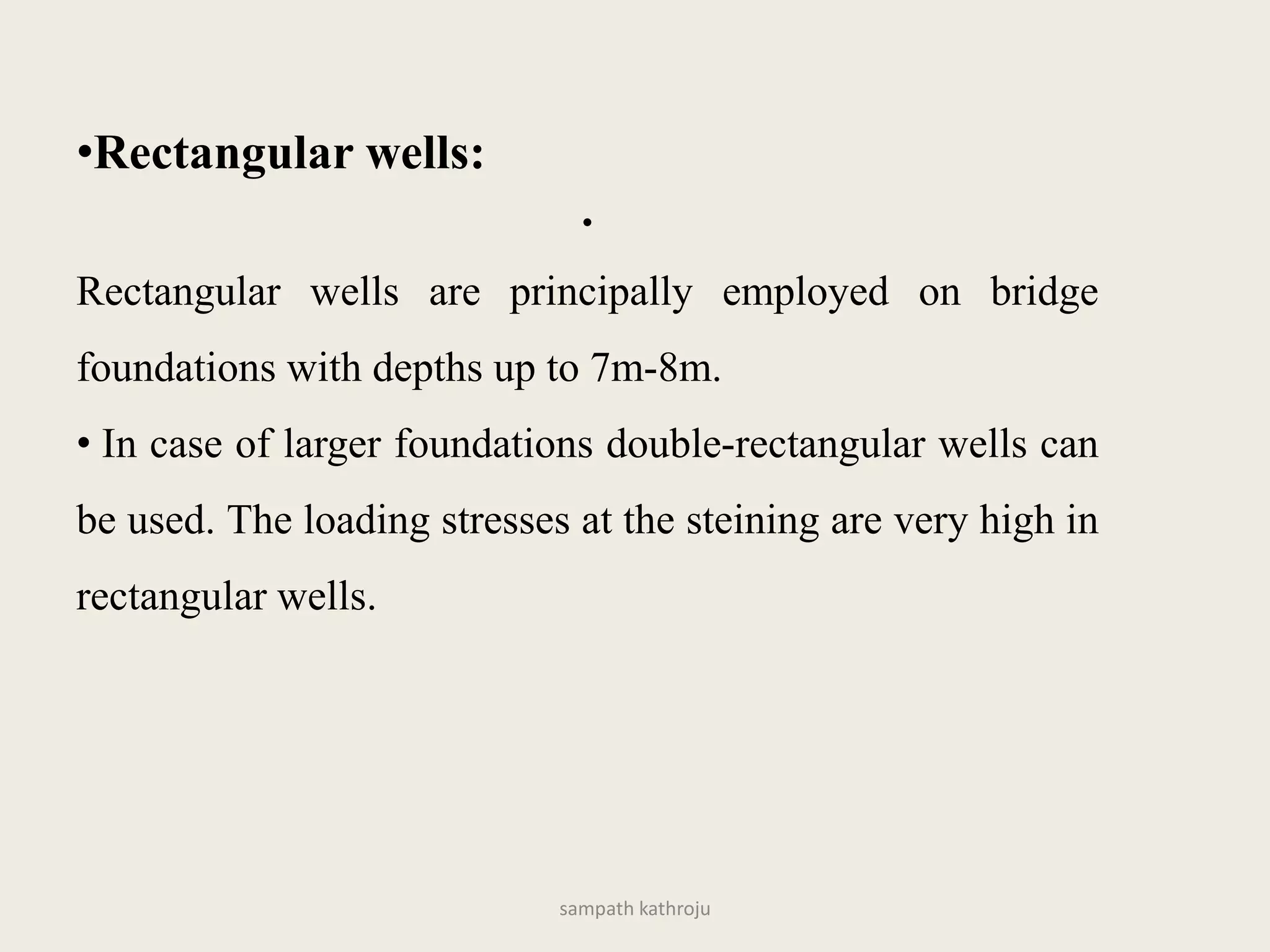Well foundation | PPTX