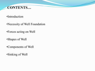 Well foundation by Aman Kumar | PPT