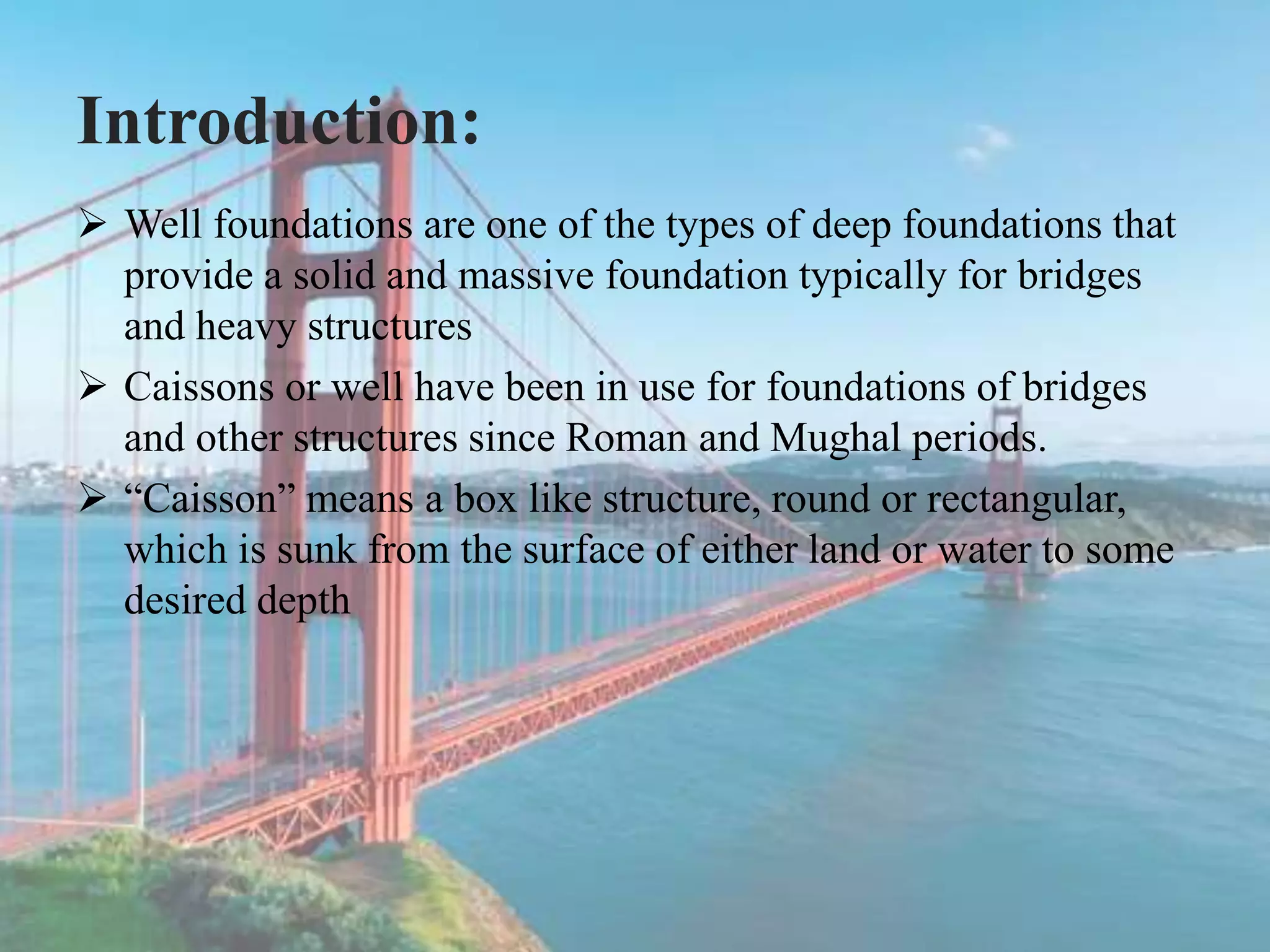 Design of Well Foundation for Bridge | PPTX