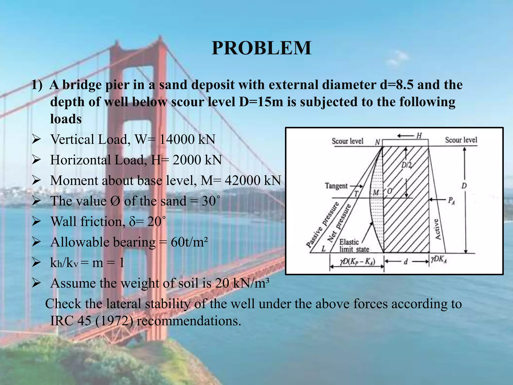 Design of Well Foundation for Bridge | PPTX