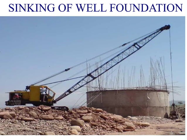 Sinking of Well foundation and prevention measures | PPT