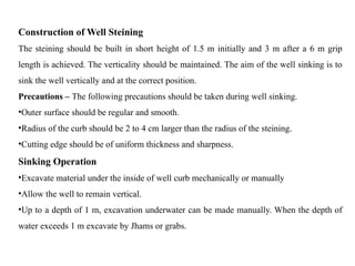 Sinking of Well foundation and prevention measures | PPT