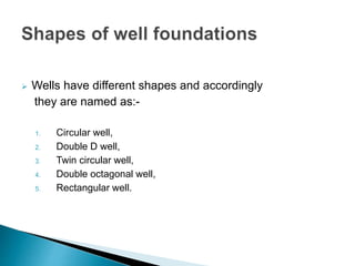 Well foundation ppt | PPTX