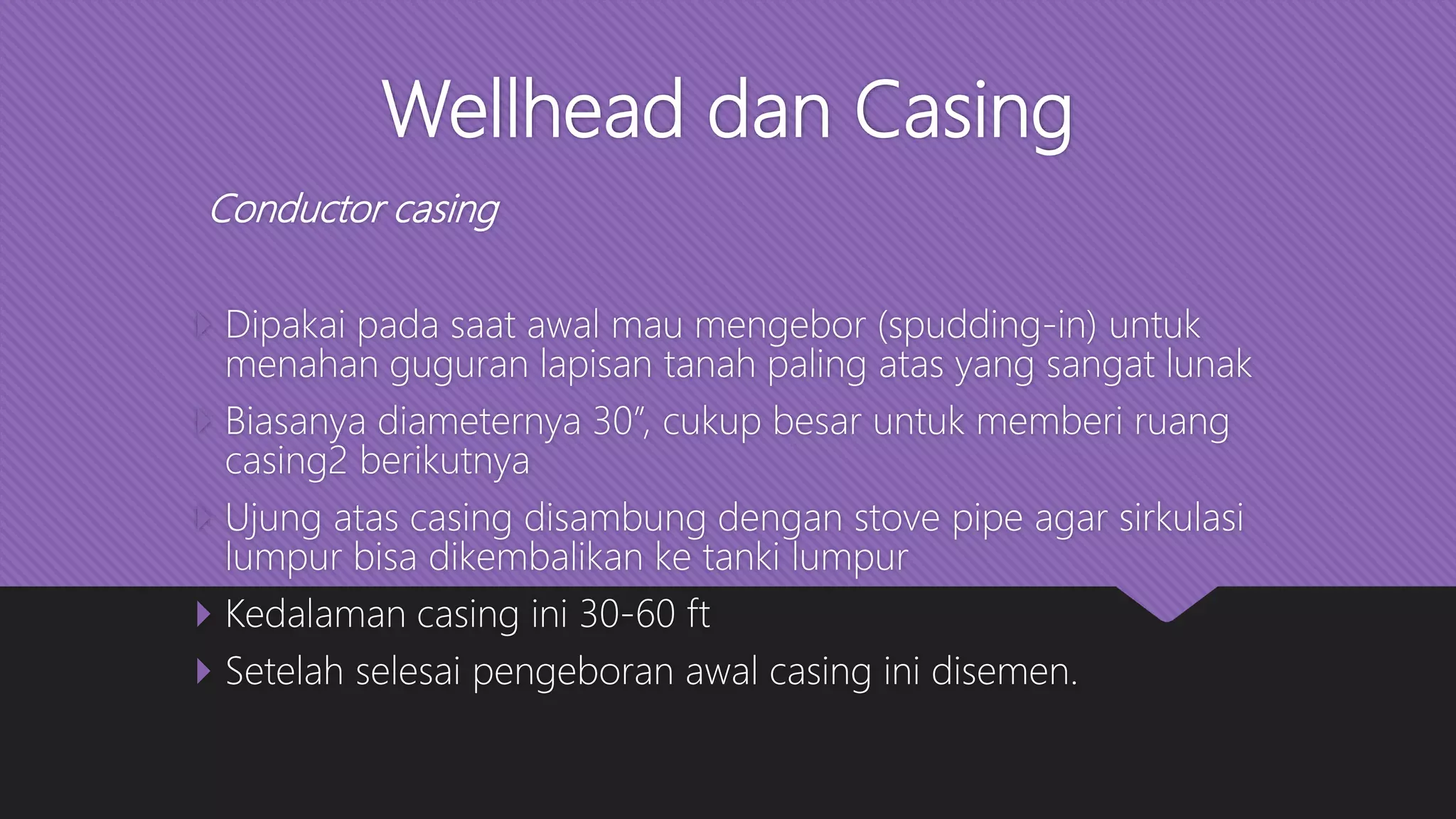 Wellhead and casing | PPT