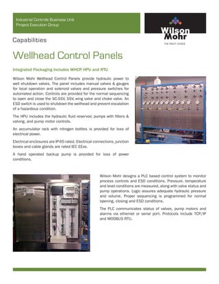 Wellhead control panels | PDF