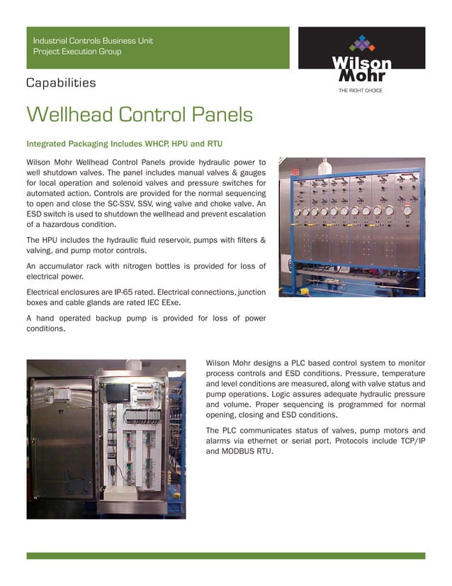 Wellhead control panels | PDF | Technology & Computing