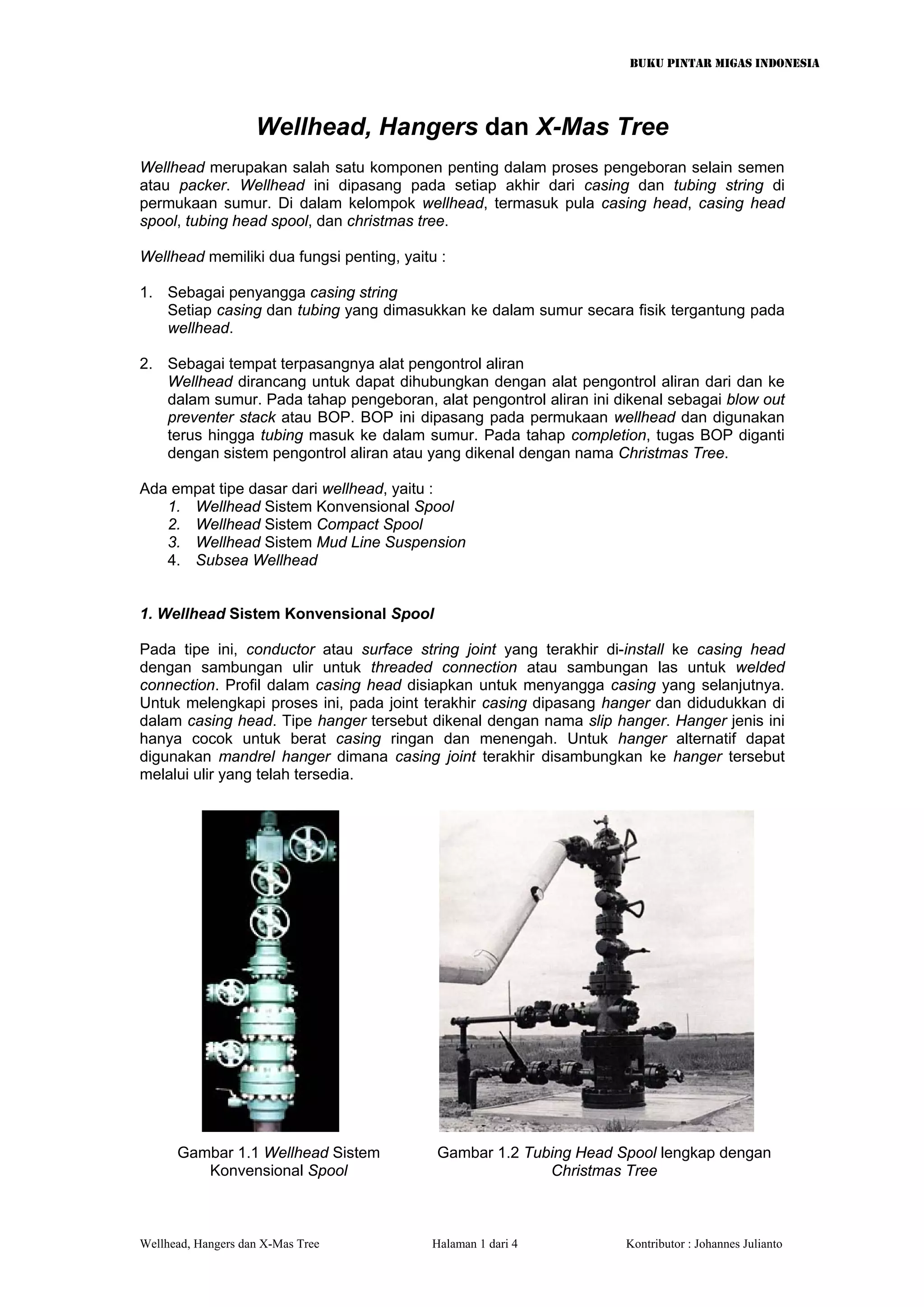 Wellhead hanger xmastree | PDF