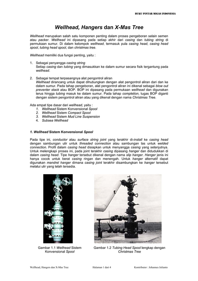 Wellhead hanger xmastree | PDF