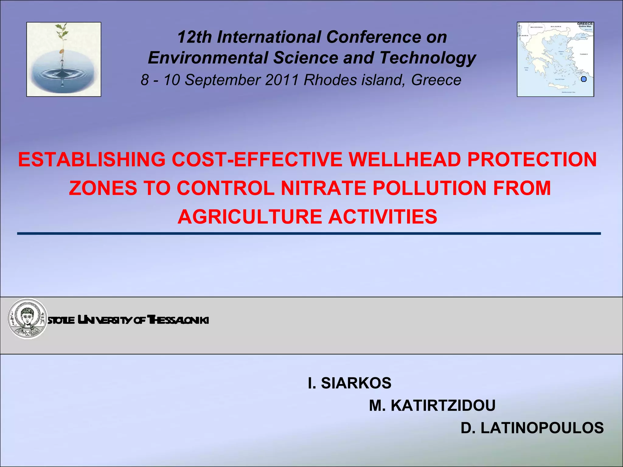 Wellhead protection zones | PPT