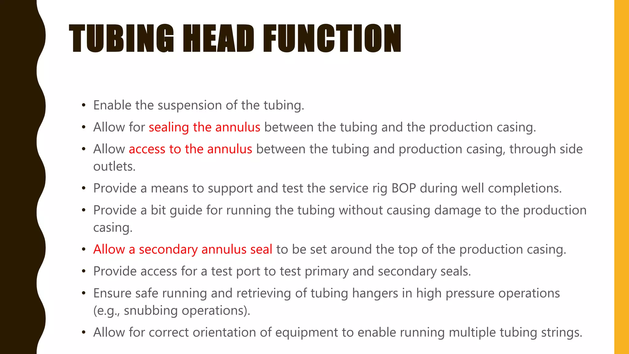 Wellhead and christmas tree components, functions and more | PPTX