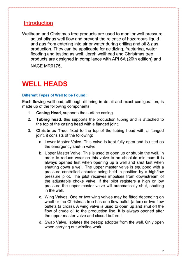 Wellheads and Flow Lines.pdf | Rowing | Sports