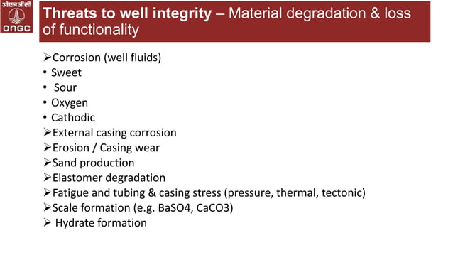 Well Integrity.pptx | Technology & Computing