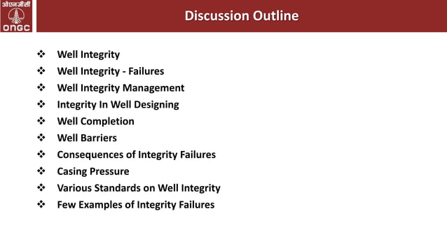 Well Integrity.pptx | Technology & Computing