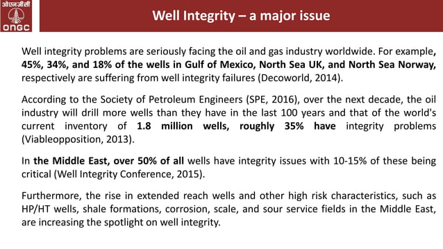 Well Integrity.pptx | Technology & Computing