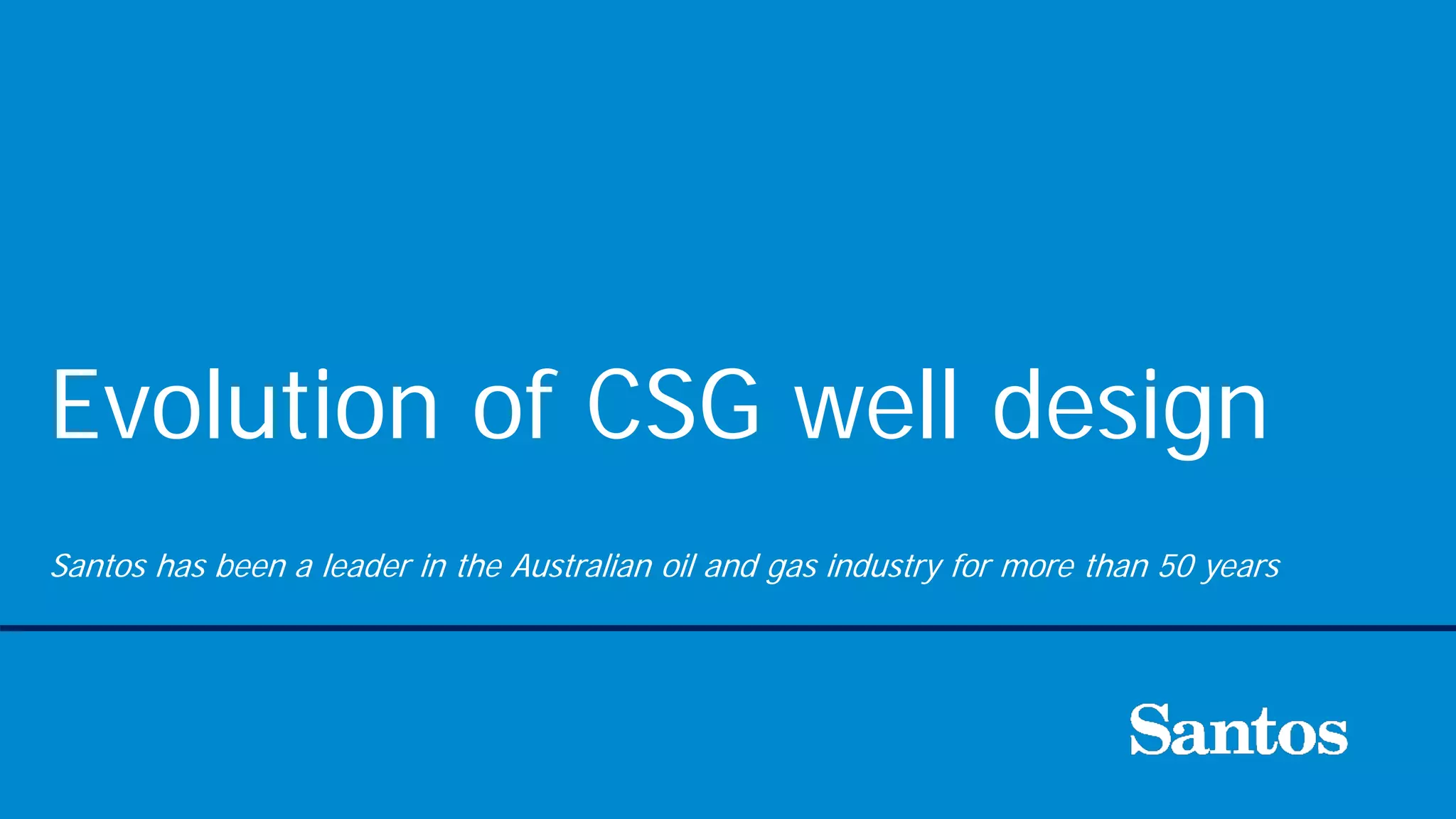 Well integrity lifecycle Santos | PDF