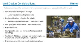Well integrity lifecycle Santos | PDF
