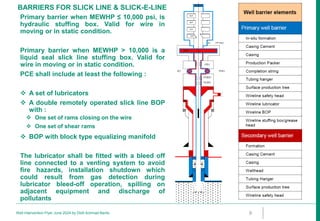 well Intervention operation in oil and gas sector | PDF