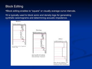 Well log data processing | PPT