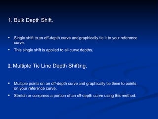 Well log data processing | PPT