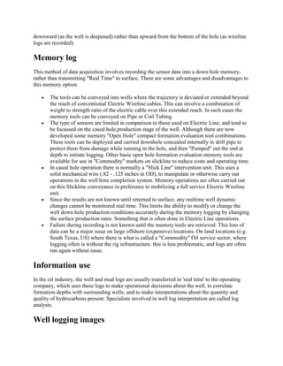 Well logging | DOCX