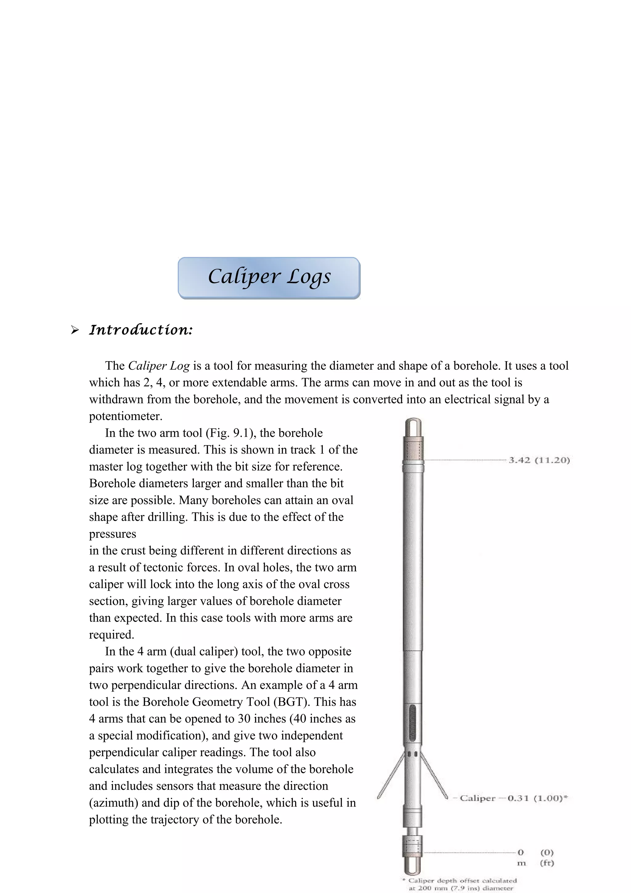 Well logging notes | DOC