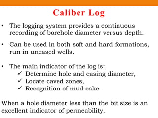 Well logging | PPTX
