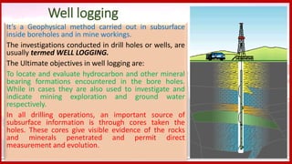 Well logging | PPTX