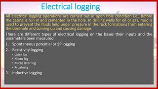 Well logging | PPTX