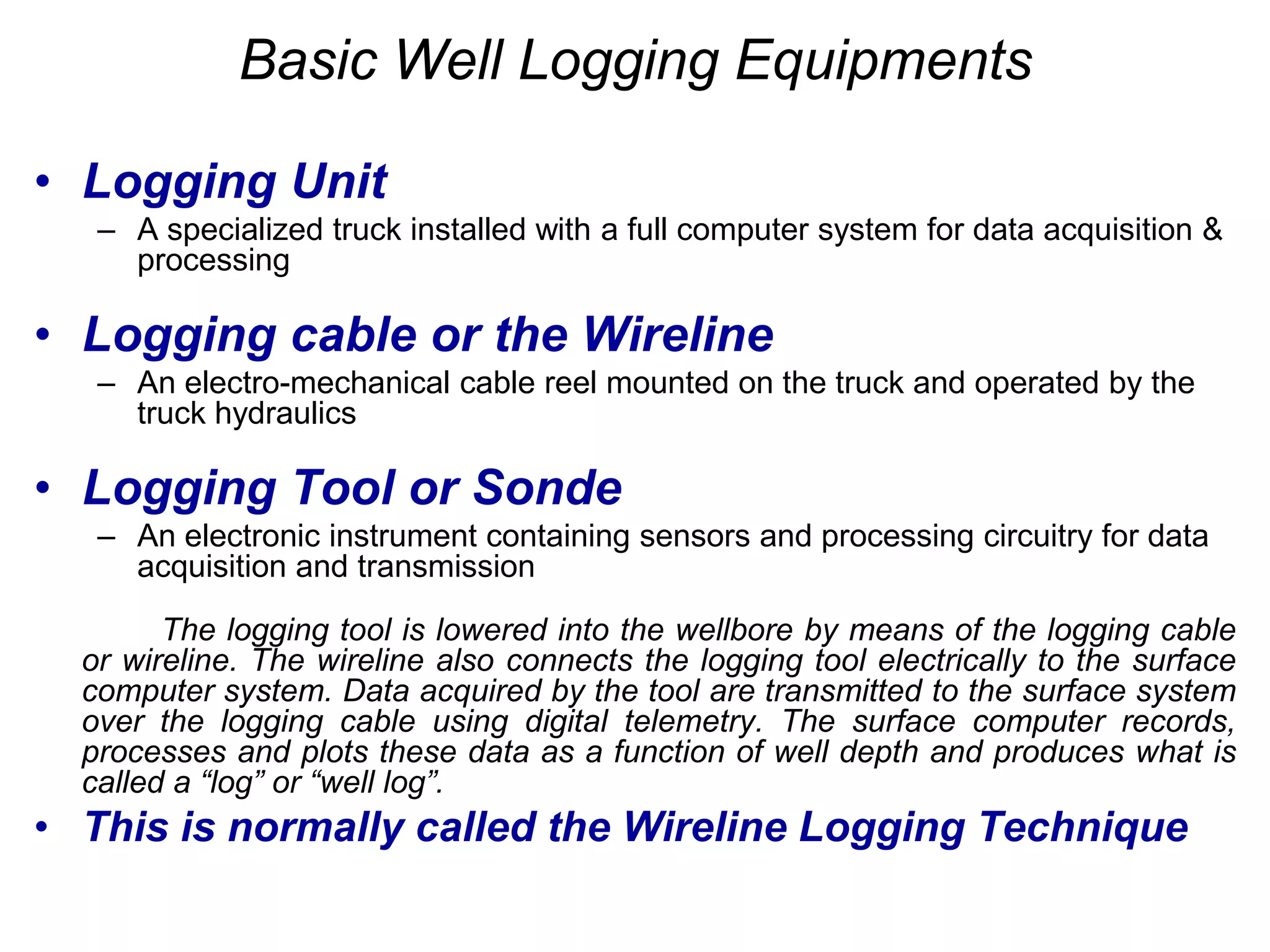 Well logging | PDF