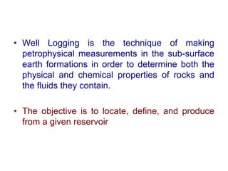 Well logging | PDF