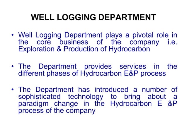 Well logging | PDF