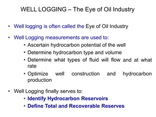 Well logging oylex | PPTX