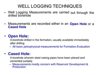 Well logging oylex | PPTX