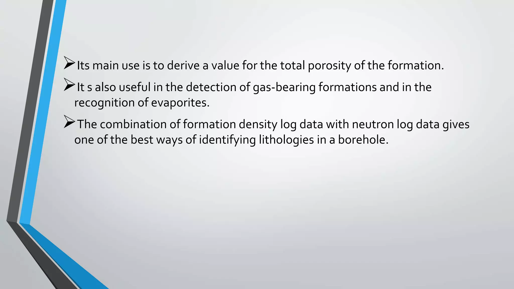 Density log and its uses | PPTX | Geology | Science