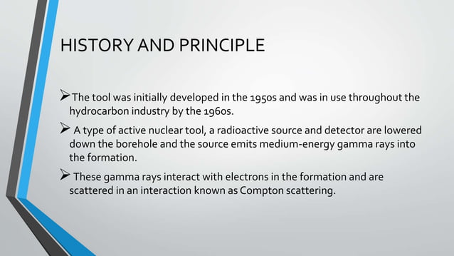 Density log and its uses | PPTX | Geology | Science