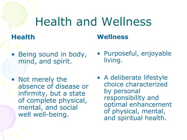 Health and Wellness | PPT | Diseases and Conditions | Medical Health