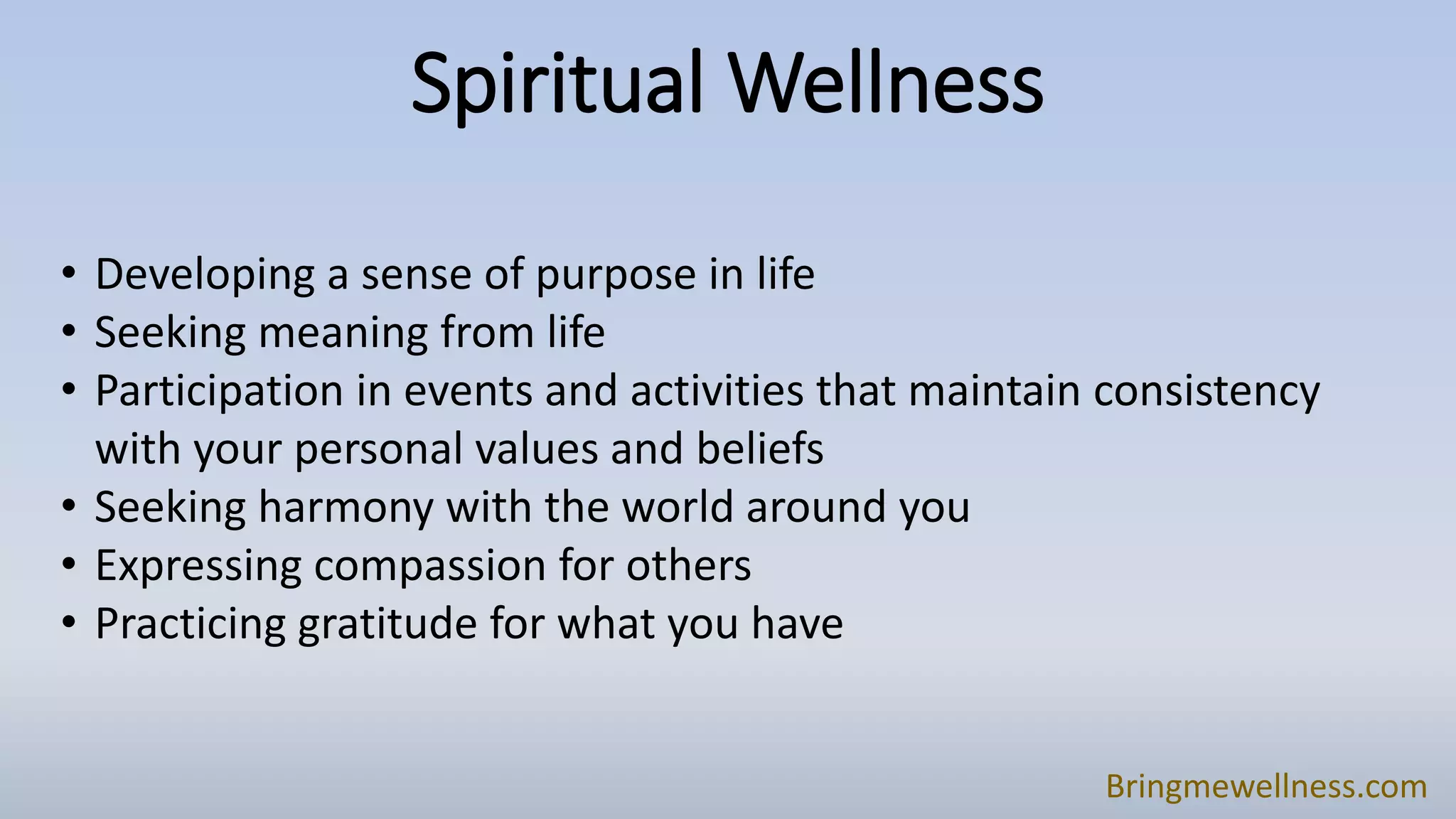 Wellness - definition and dimensions | PPTX