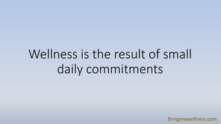 Wellness - definition and dimensions | PPTX