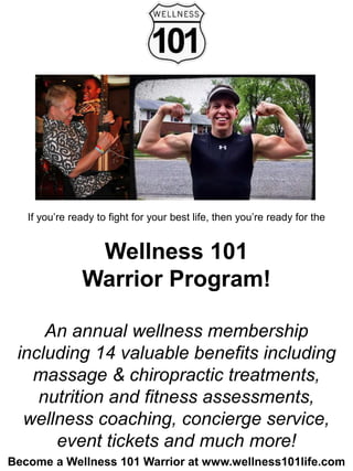 Wellness 101 Warrior Program | PPT
