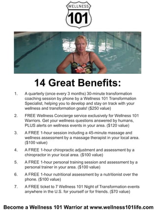 Wellness 101 Warrior Program | PPT