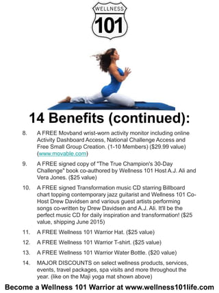 Wellness 101 Warrior Program | PPT