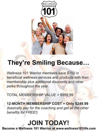 Wellness 101 Warrior Program | PPT