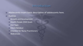 Wellness and health promotion learning team project | PPTX