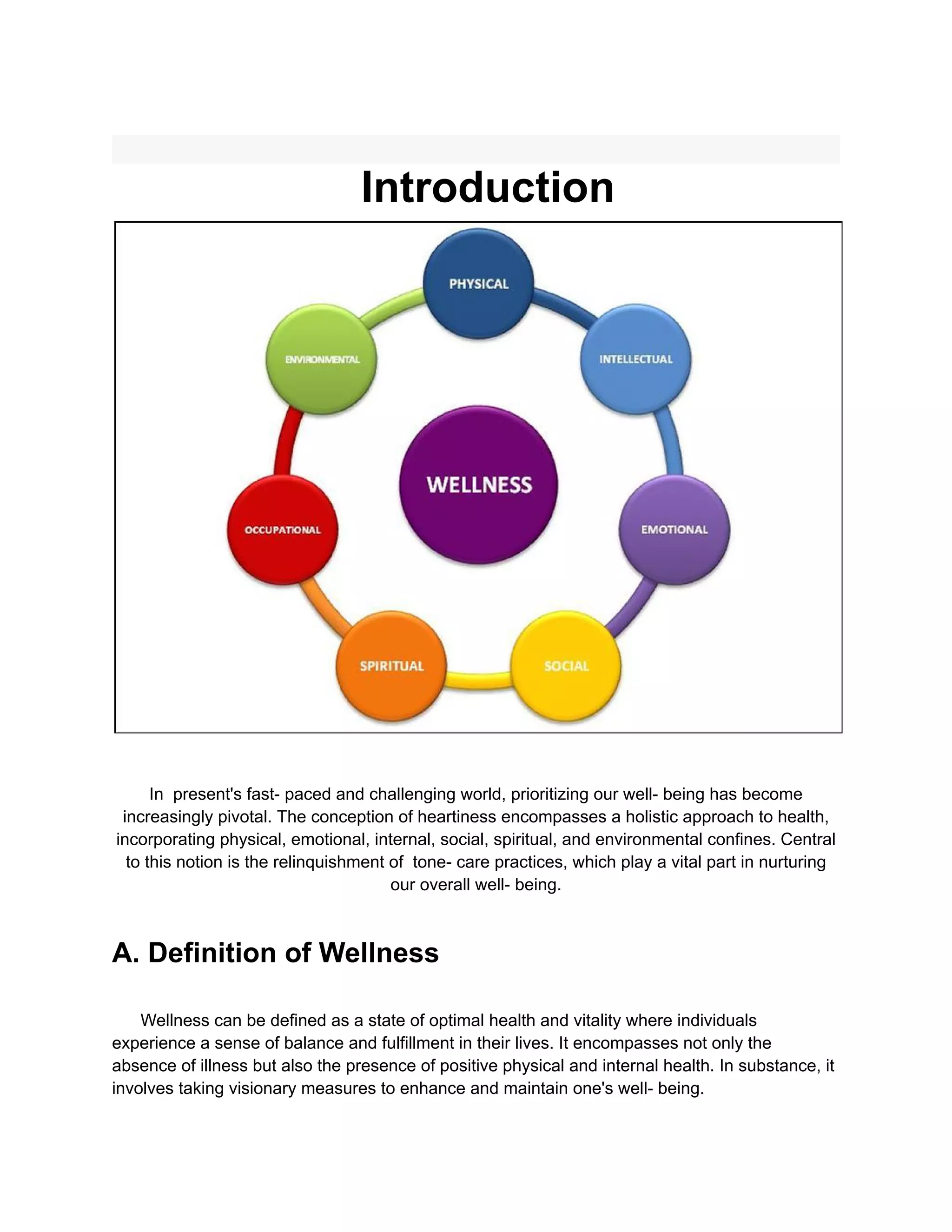 Wellness and self-care practices.pdf | Mental Health | Diseases and ...