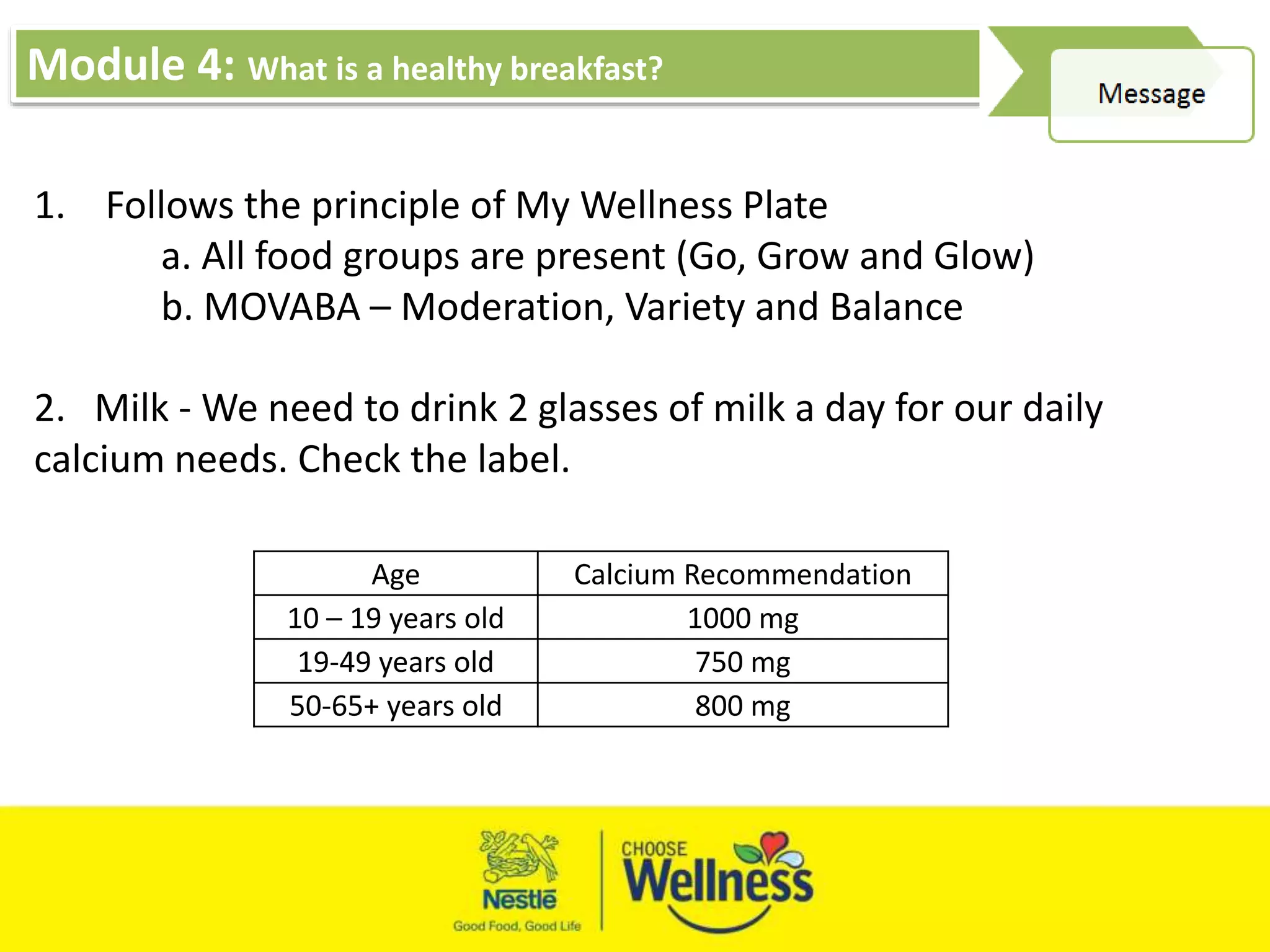 Wellness Campus Nutrition Presentation (MODULES) | PPTX